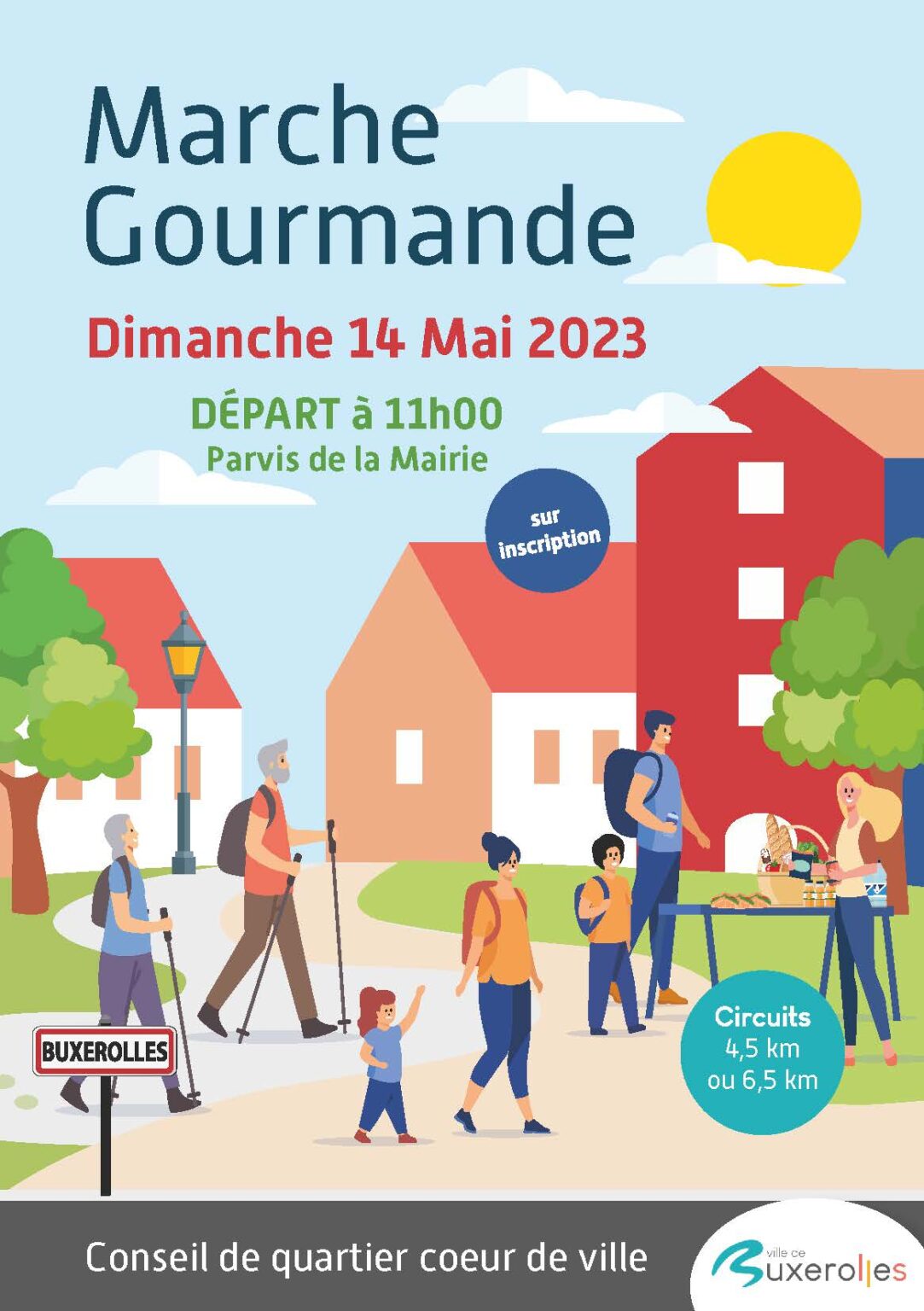 Marche gourmande organisée par le Conseil de Quartier Cœur de Ville ...
